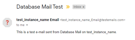 Configure Database Mail and Test it – All using T-SQL – Chad Franklin